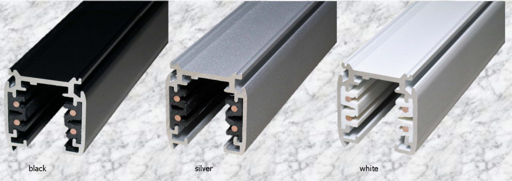 3 phase track ALU 3m - Forte LED