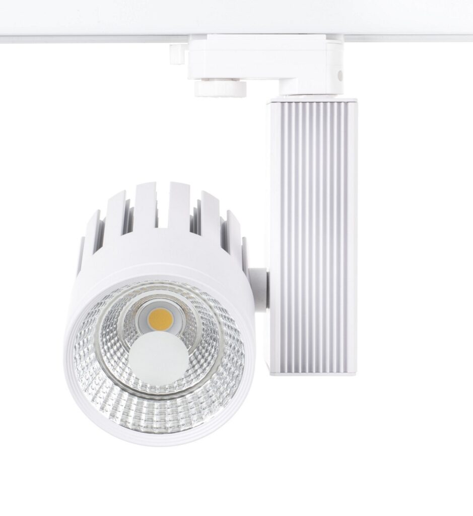 LED track light B-Series 30W, 3500K, 60°, 3F, white - Forte LED