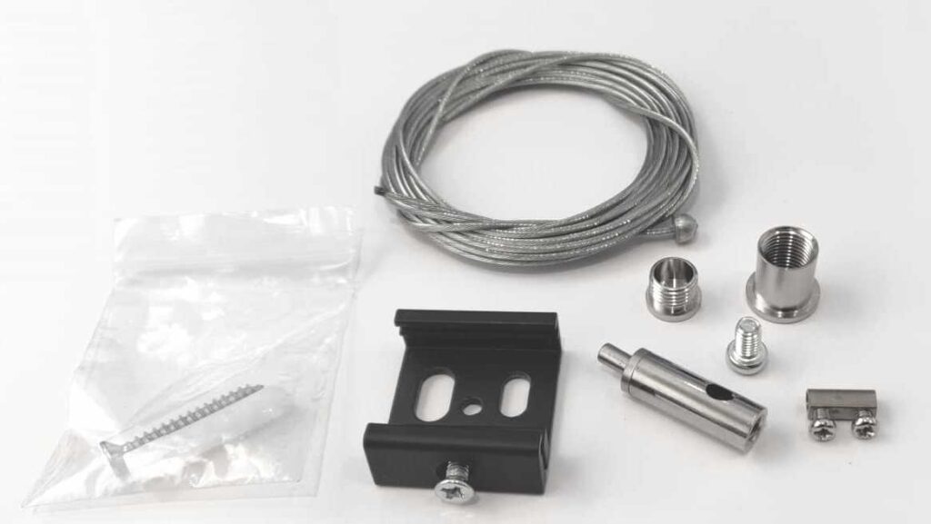 3 phase track suspension kit 3m, silver