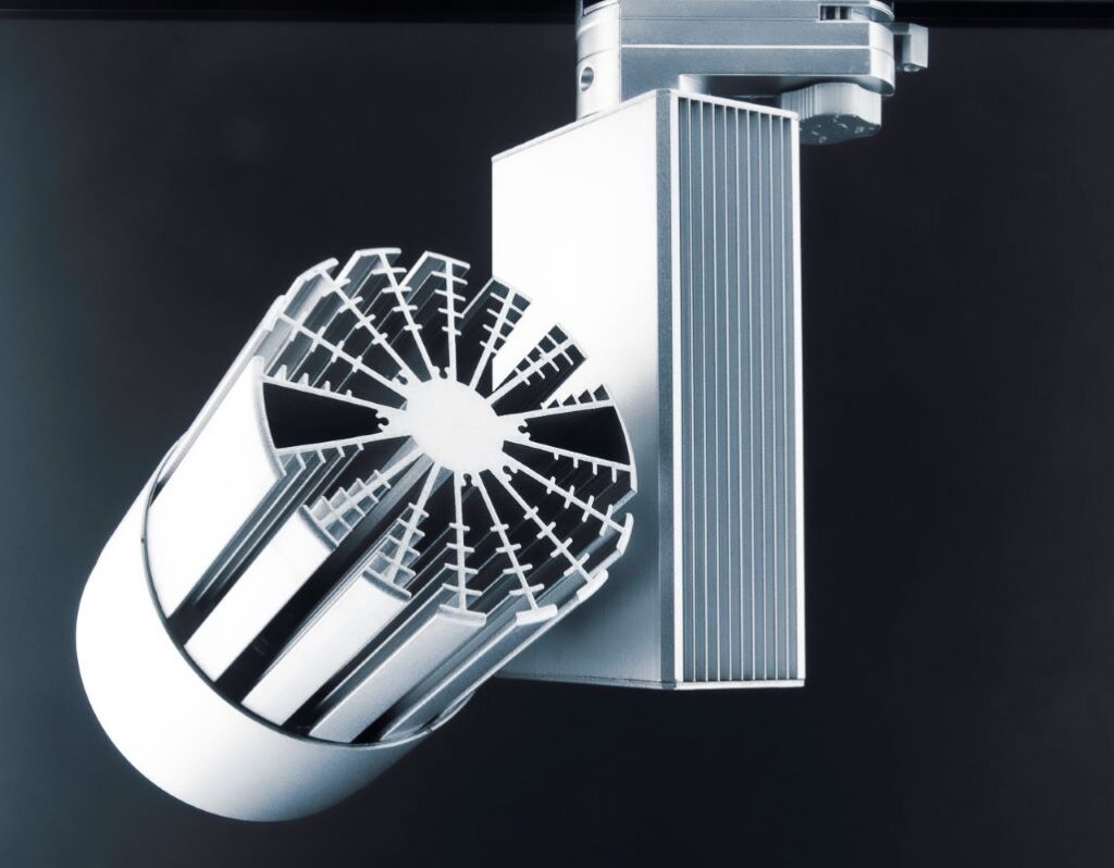 LED track light B-Series 30W, 3500K, 60°, 3F, grey