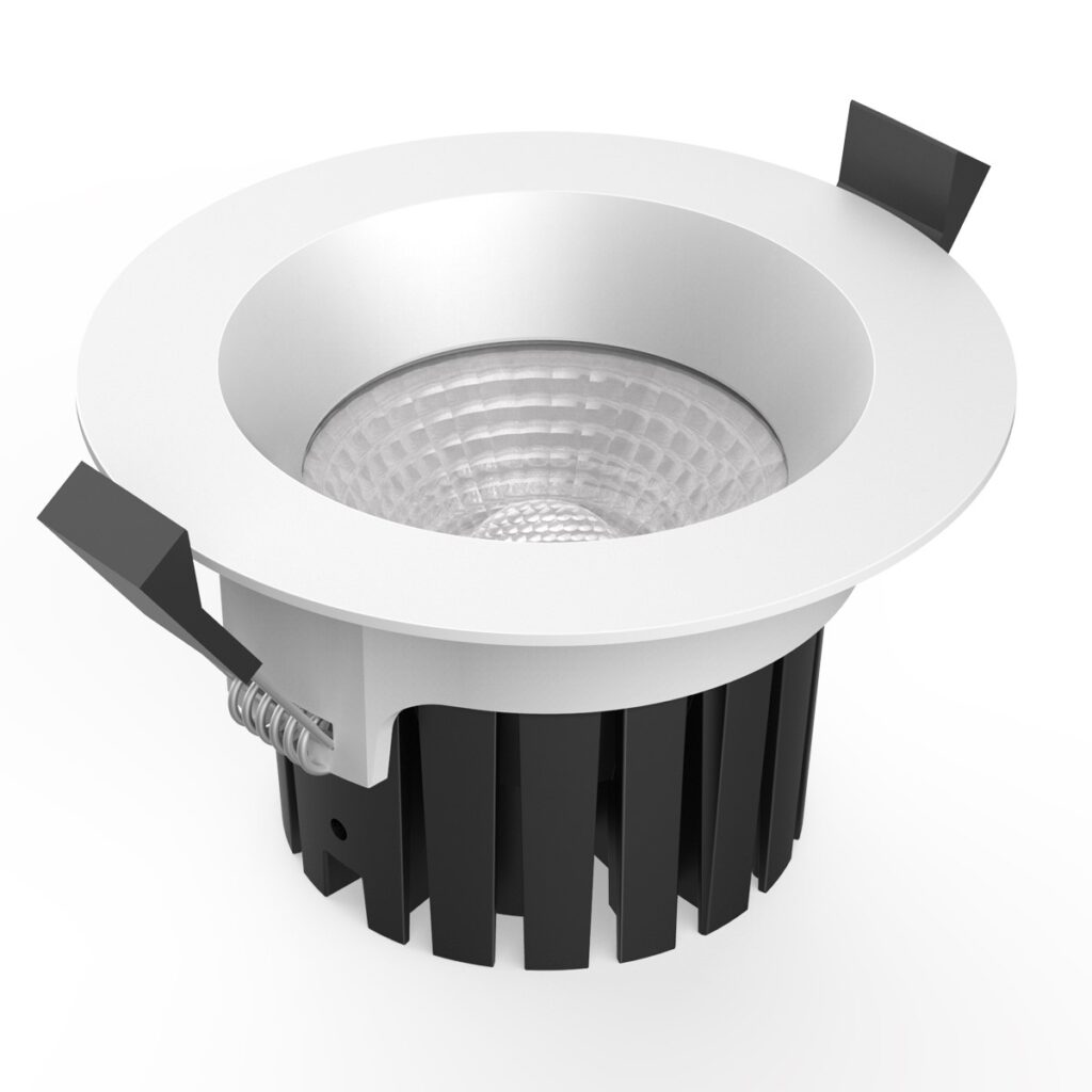 LED Recessed light round DL103 series, 10W, 3000K, 60°, IP65, Triac DIM ...