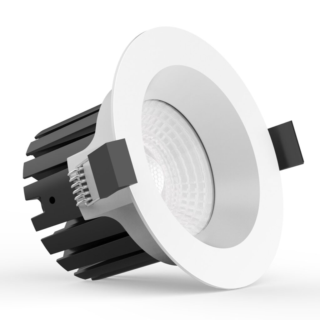 LED Recessed light round DL103 series, 10W, 3000K, 60°, IP65, Triac DIM ...