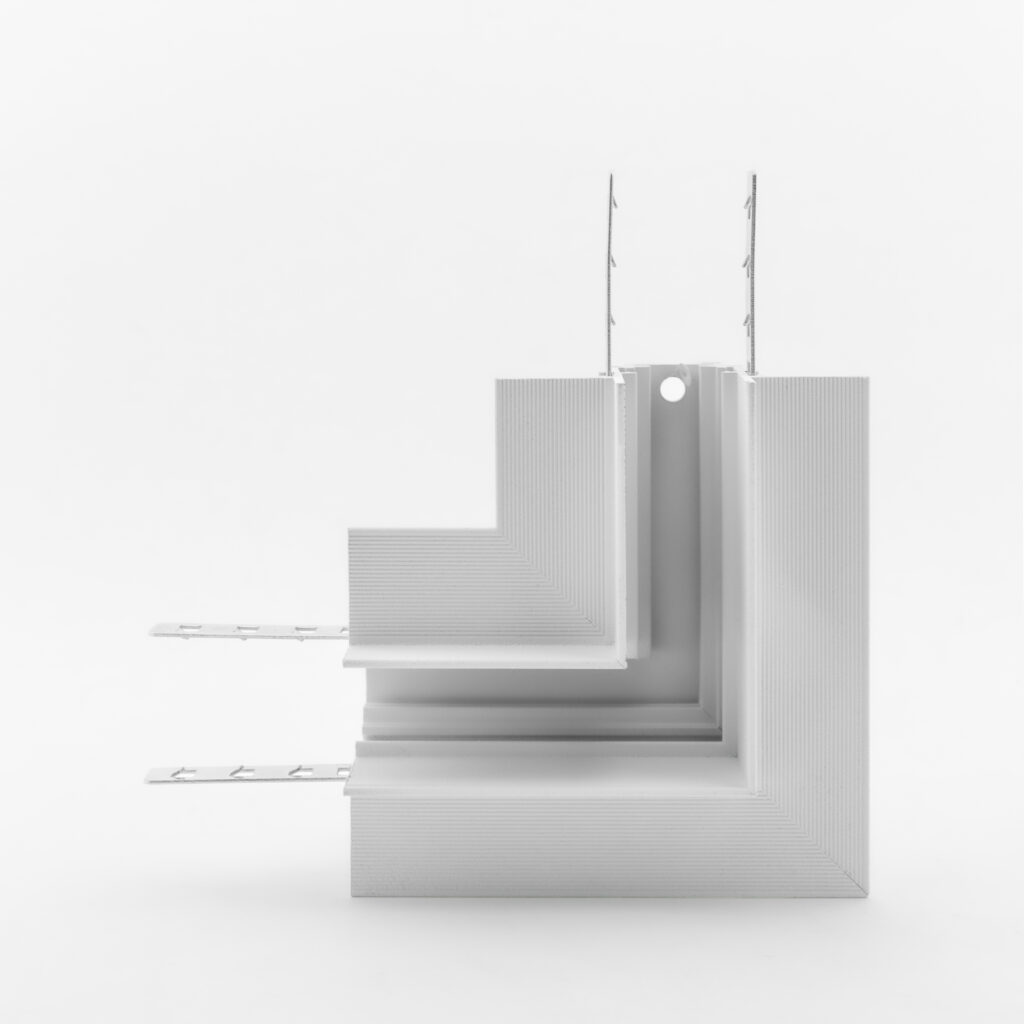 MAGNET track rail MIMI L corner, white