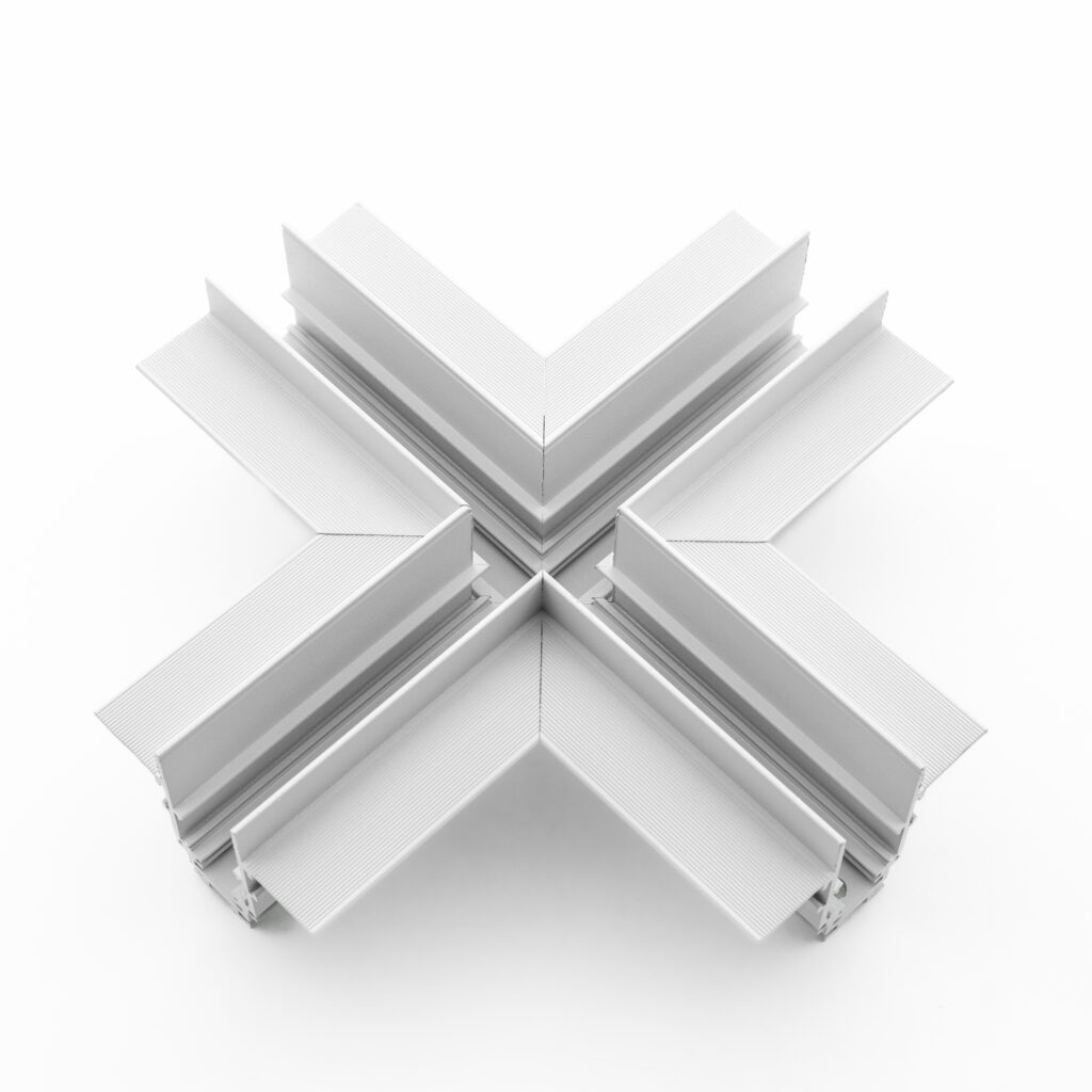 MAGNET track rail MIMI X corner, white