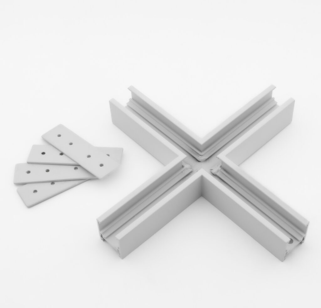 MAGNET track rail SIRO X corner, white - Forte LED