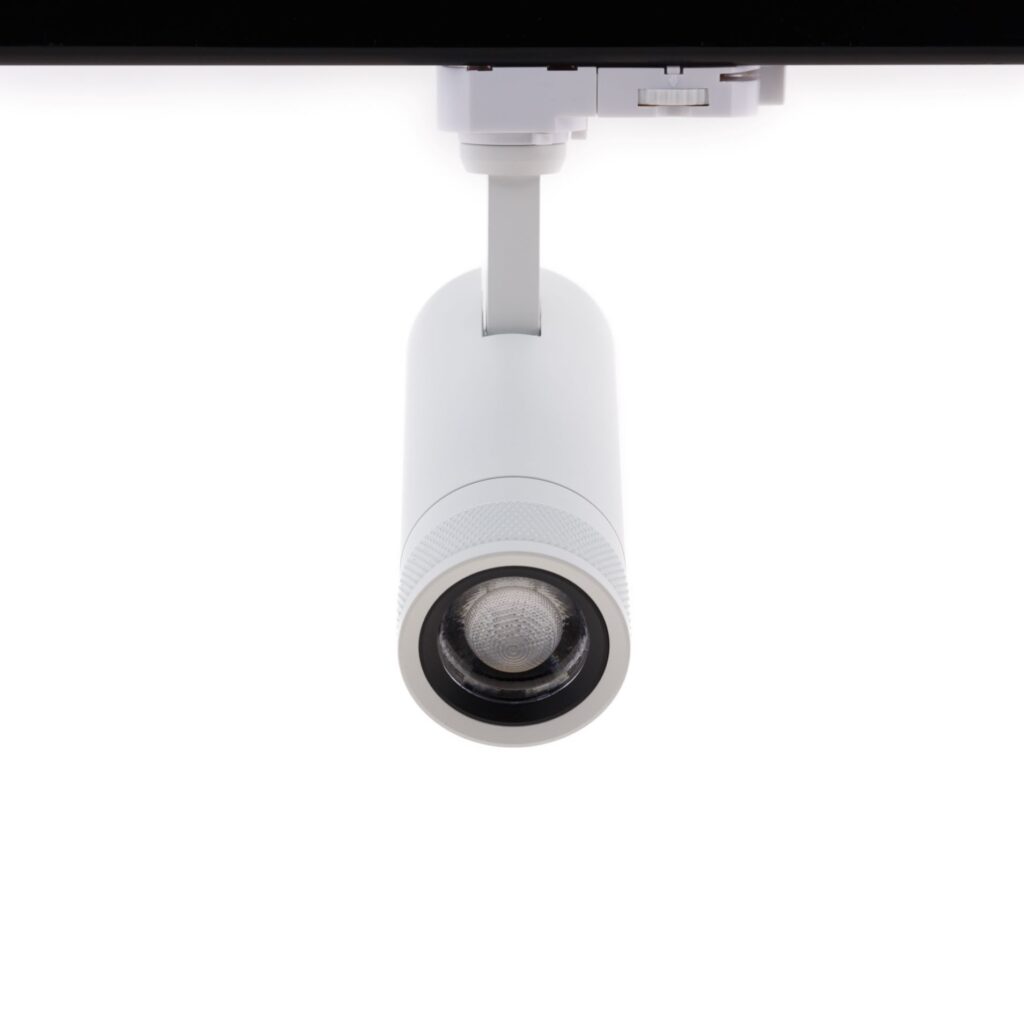 LED track light NEW BONN ZOOM 10W, 3000K, 15°-55°, 3 phase, white